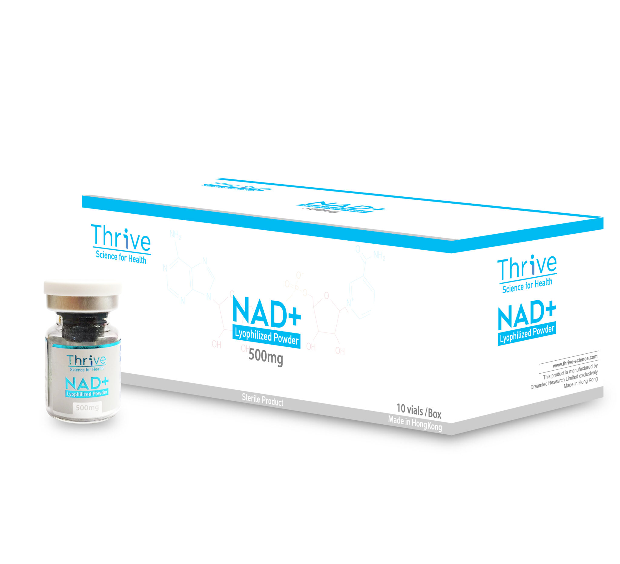NAD+ Lyophilized Powder - Product of Thrive Science